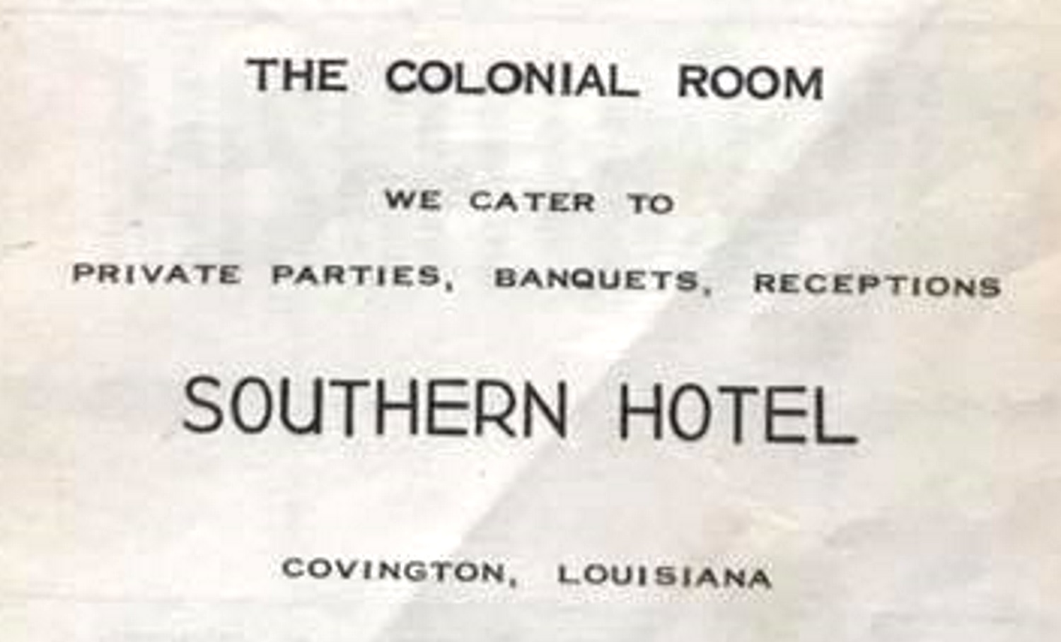 Covington Downtown: The Southern Hotel