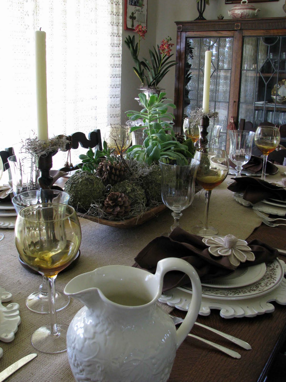 Creative Journeys: Rustic chic Tablescape