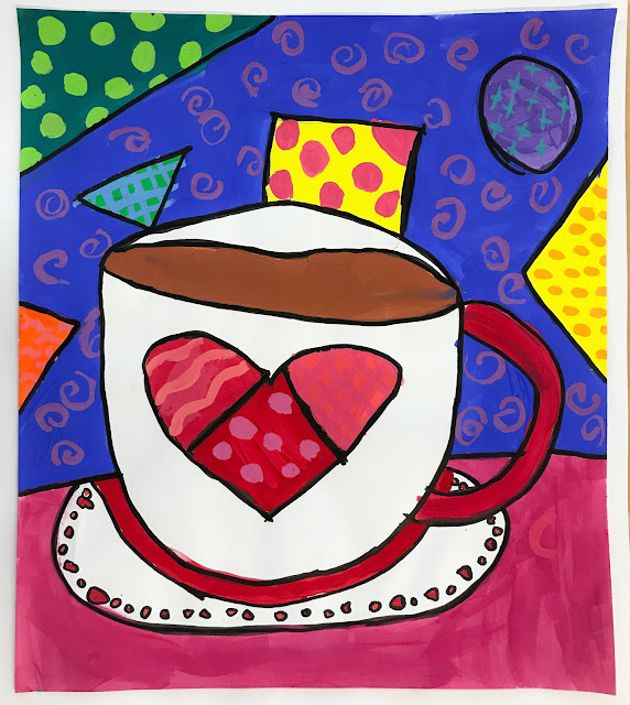 Paintbrush Rocket: 5th Grade Romero Britto Pop Art Paintings!