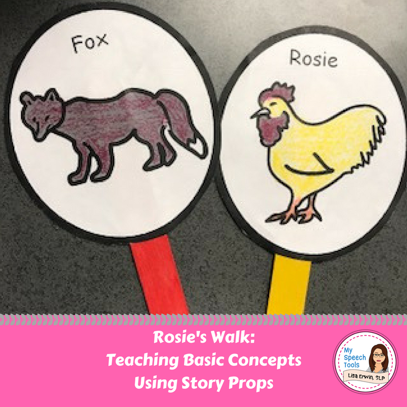 My Speech Tools: Teaching Basic Concepts using Rosie's Walk