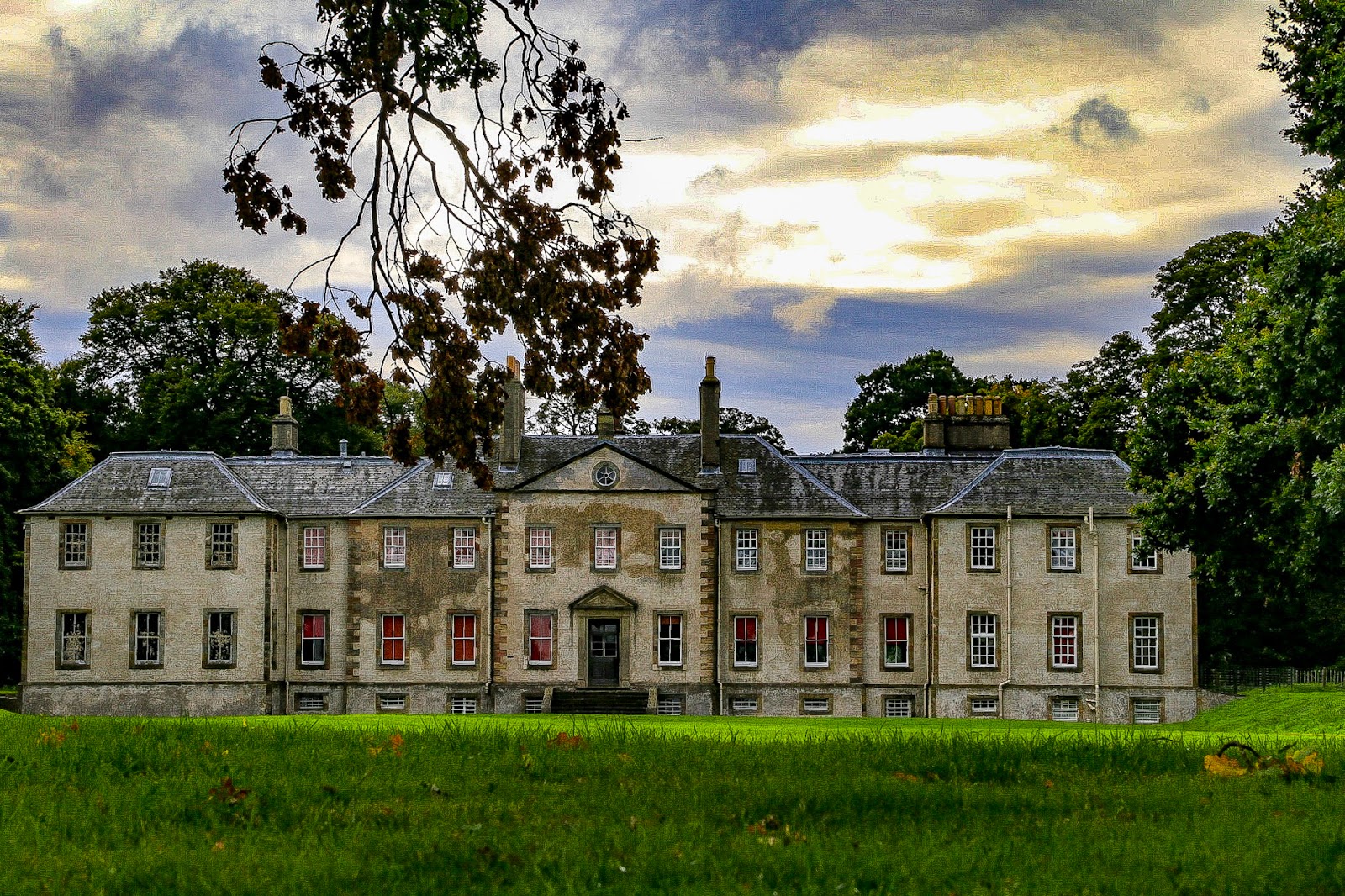 Old Age Travellers.: Newhailes House. Musselburgh, Scotland.