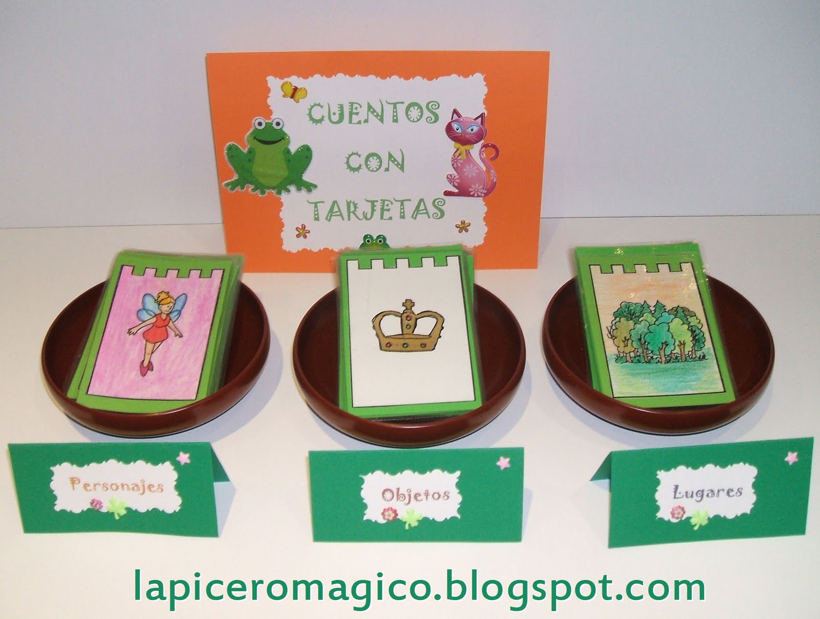 LAPICERO MÁGICO: Cuentos con tarjetas
