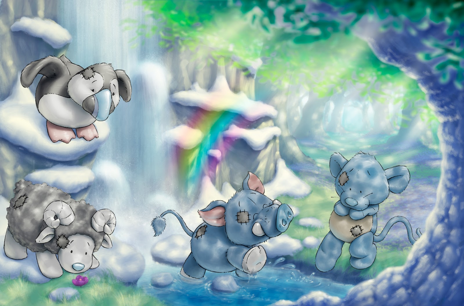 Shane Made Art: Blue Nose Spring