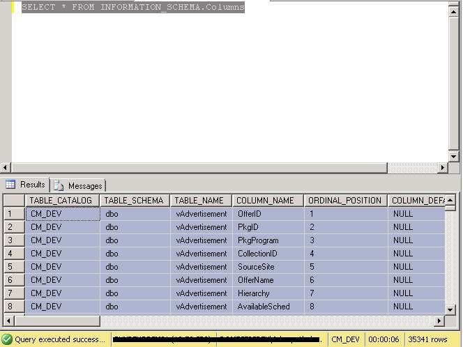 Digging Sccm Sql Database Sccm Database Tables And Columns