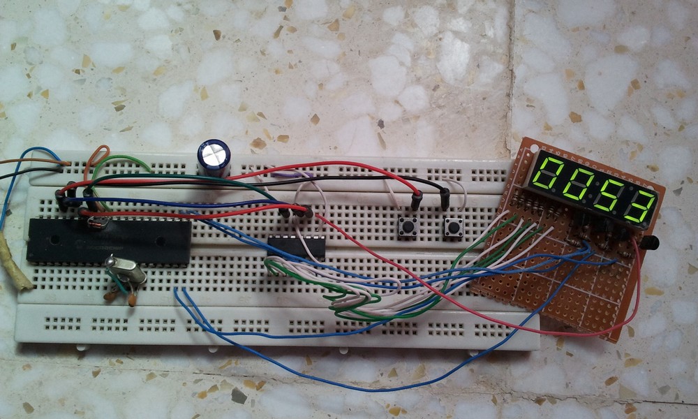 4 Digit 7 Segment Display With 74hc595 Shift Register