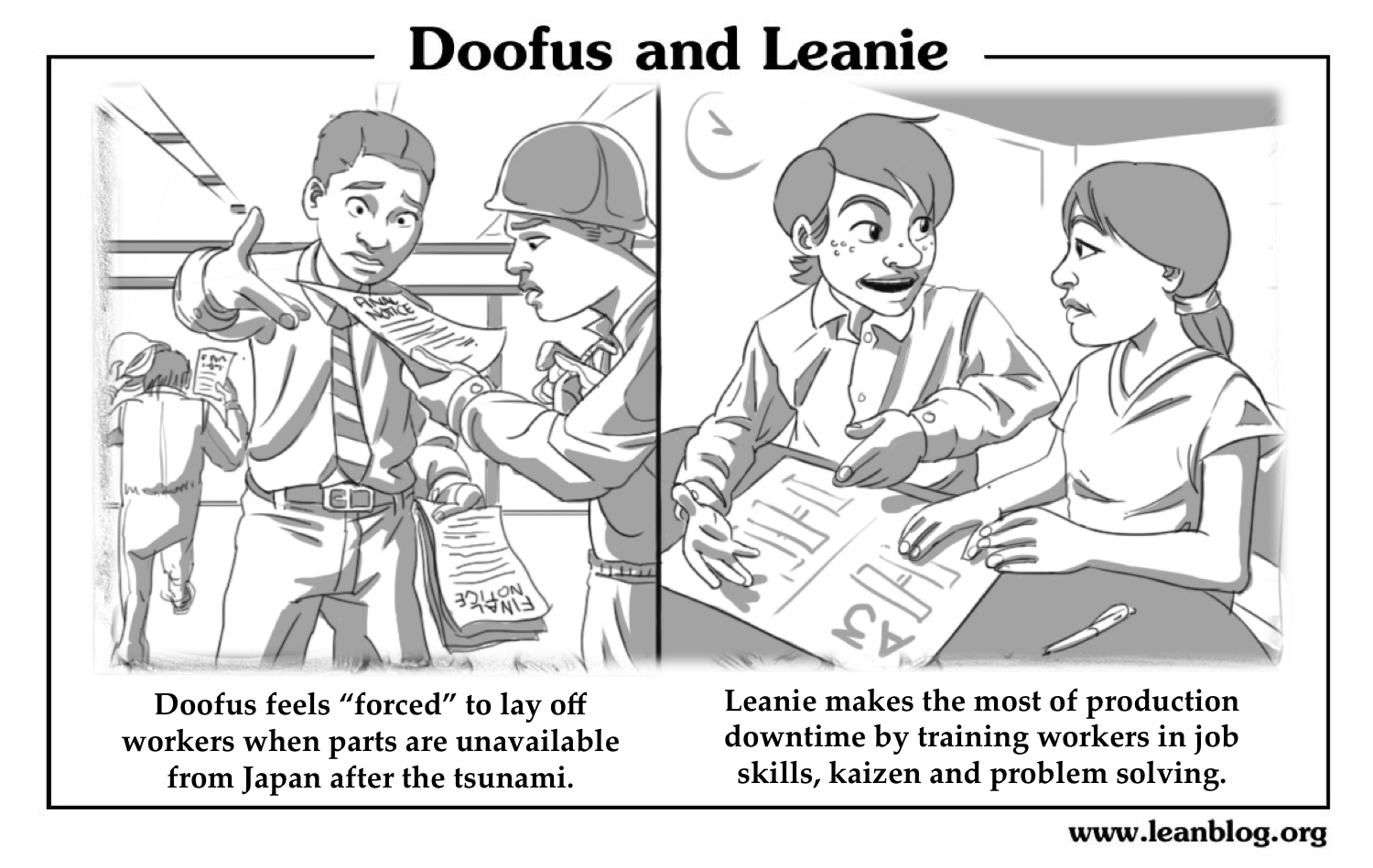 Doofus and Leanie - Parody Cartoons Doofus and Leanie - Parody Cartoons