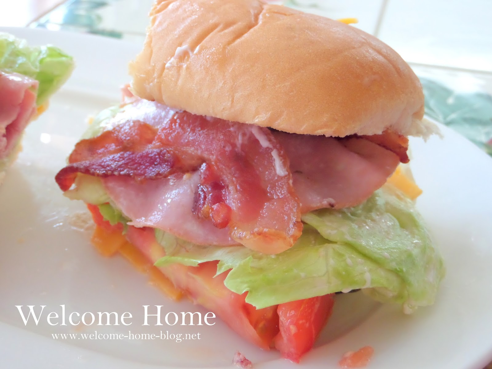 Welcome Home Blog: BLT Ham Sub