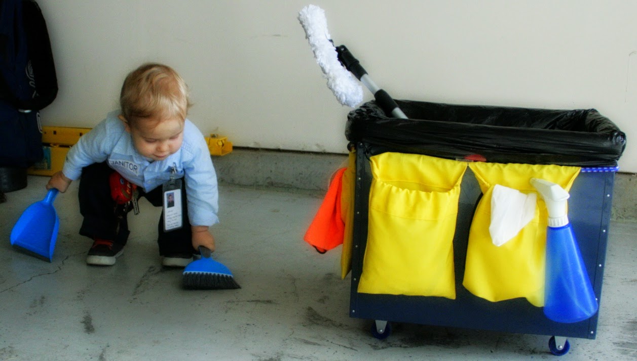 Herling Events: How to Make a Kid Janitor Halloween Costume