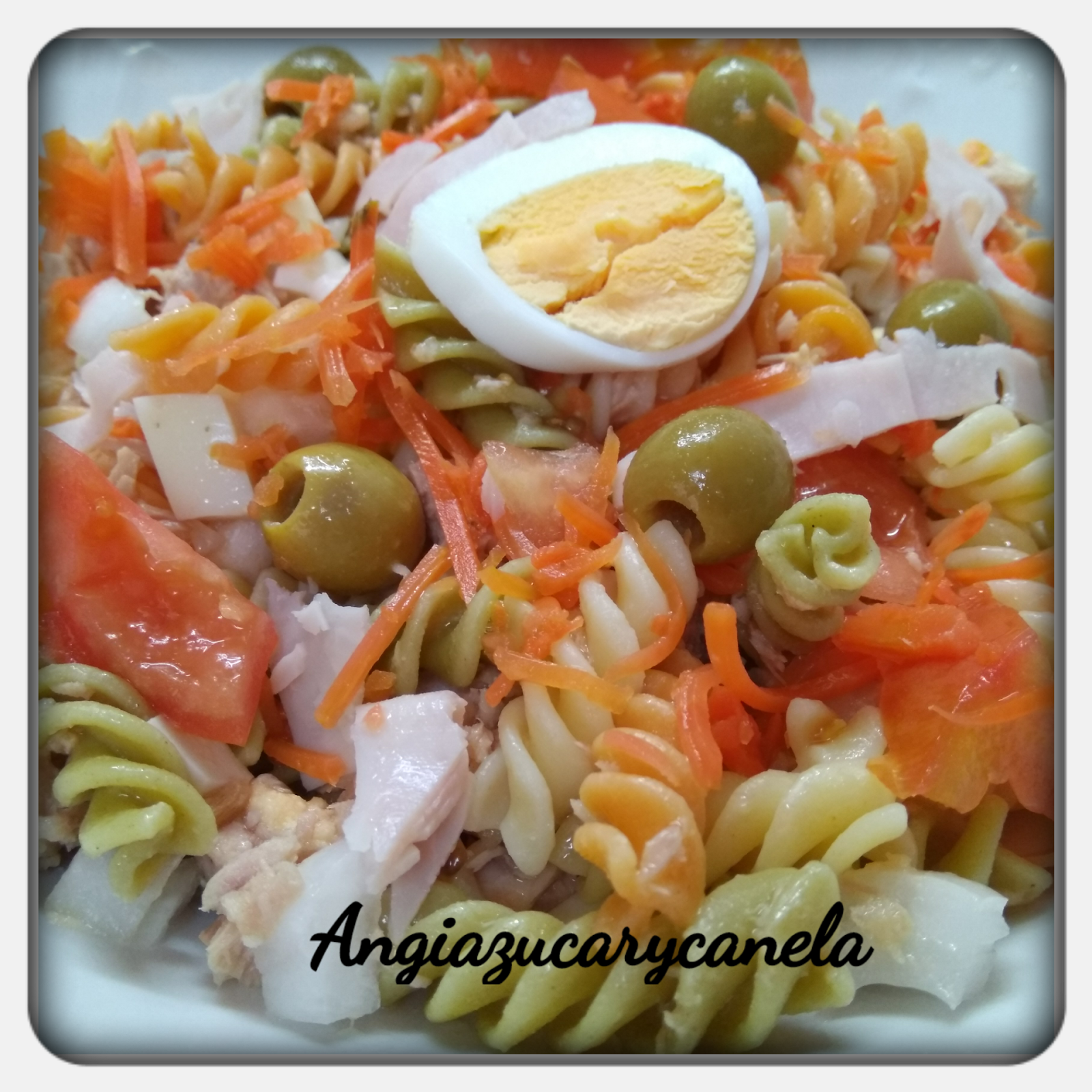 Ensalada de Pasta Cocida en Thermomix 2
