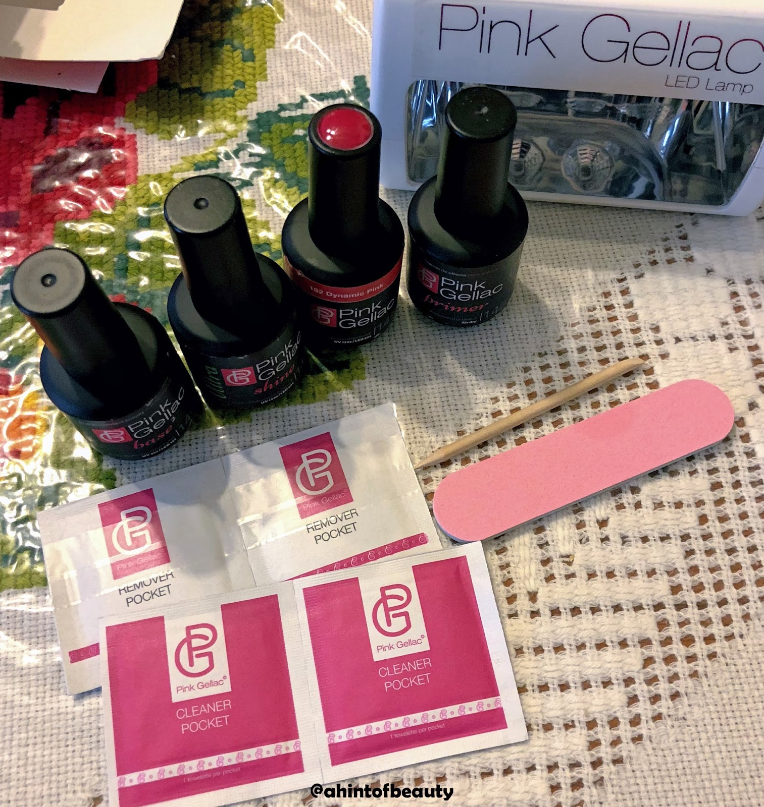 Pink Gellac Gel Nail Polish Kit