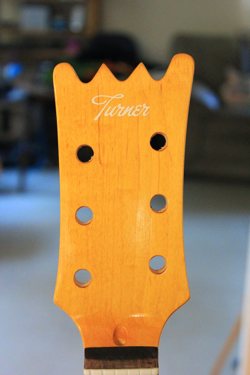 Guitar Kit Builder: Johnny Ramone Mosrite: Clear Coats & Headstock Decal