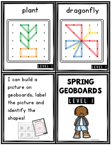 Ms. Moran's Kindergarten: Spring Geoboard