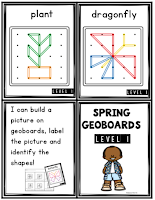 Ms. Moran's Kindergarten: Spring Geoboard