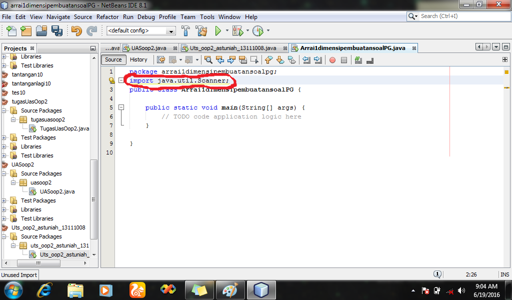 Tutorial membuat soal pilihan ganda menggunakan array 1 dimensi pada ...