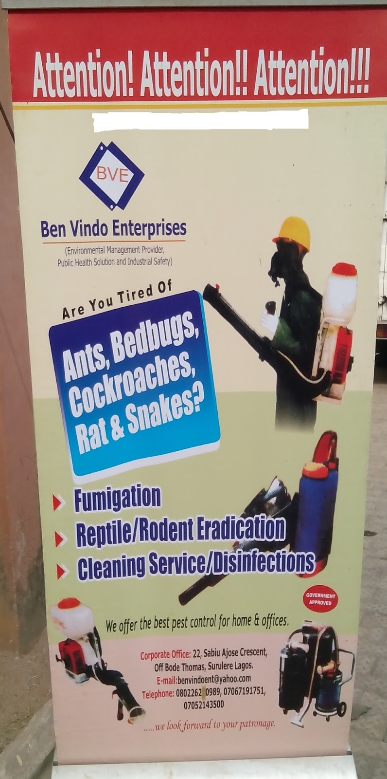 FUMIGATION: FUMIGATION PROPOSAL