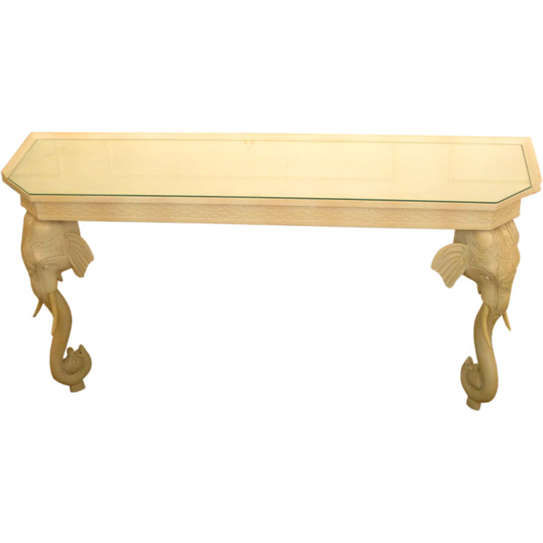 Chinoiserie Chic: The Elephant Console Table