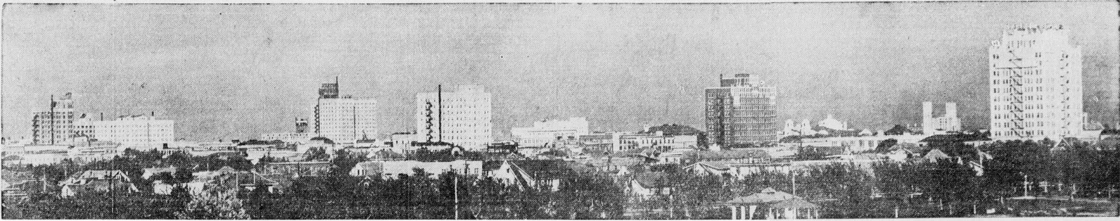 History of Amarillo, Texas: Amarillo Skyline - 1938