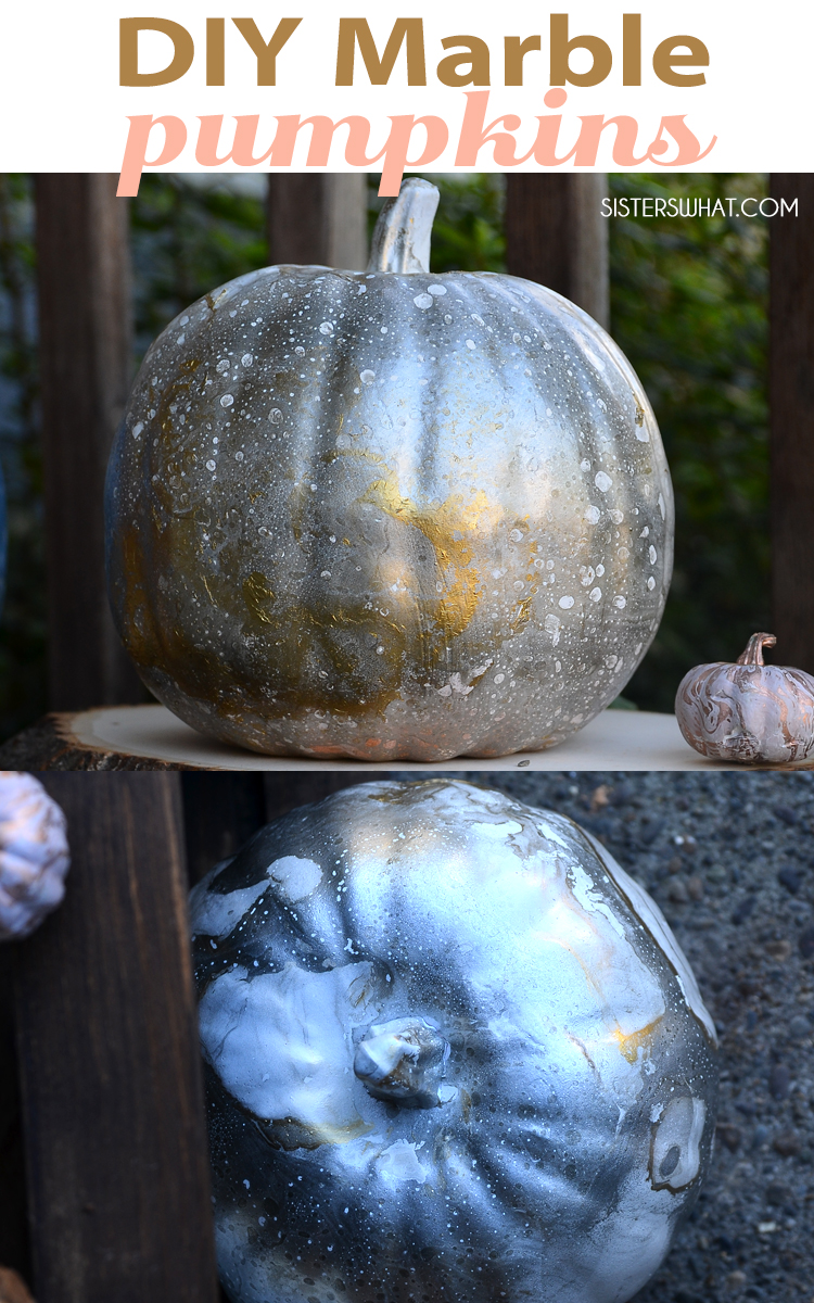 Marble Pumpkins Decorations Lanterns and Fall Front Porch Decoration ...