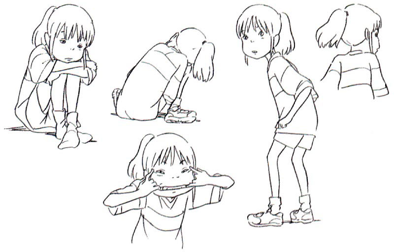 Living Lines Library: 千と千尋の神隠し / Spirited Away (2001) - Character ...