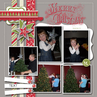 Carole's Corner of Crafts: MDS 092 Merry Christmas Scrapbook Page