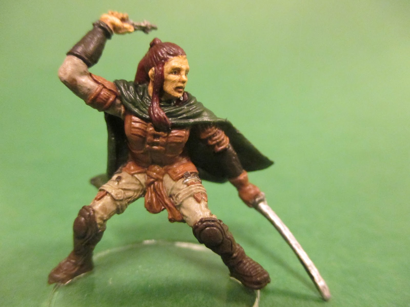 The Miniatures Man: Human Rogue and Blazing Skeletons from Castle Ravenloft