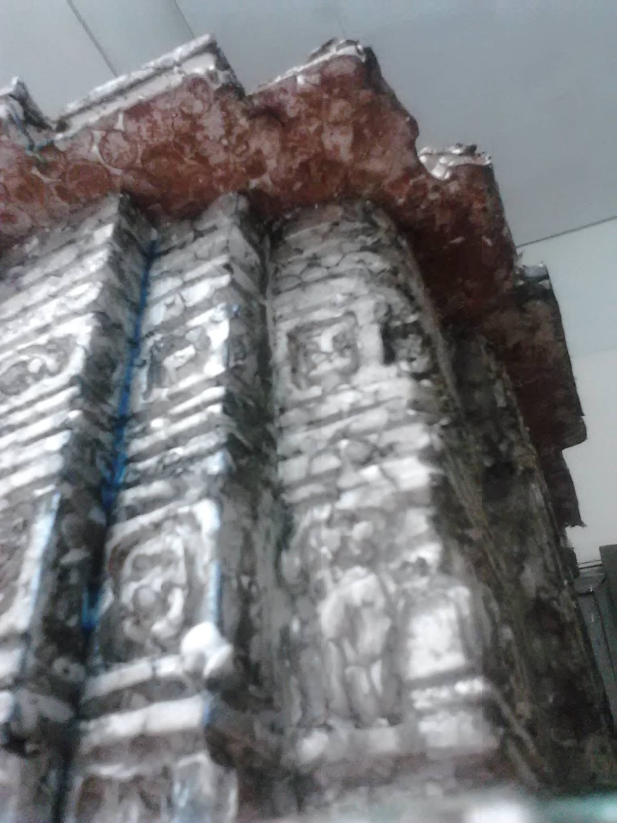 home made models: THERMOCOL SUN TEMPLE OF KONARK ODISHA INDIA