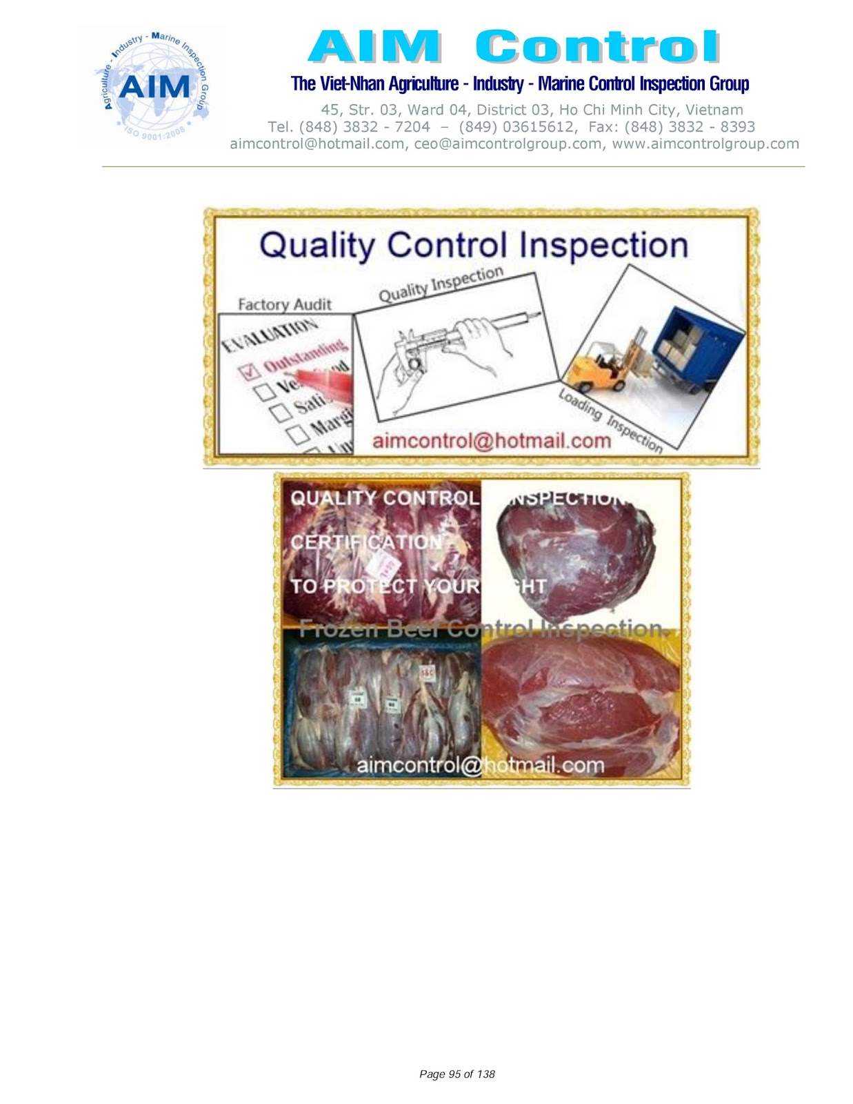 Loading Supervision and Inspection: Inspection during loading operation
