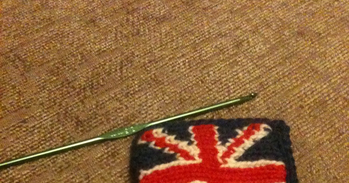 Mrs Crafty B: Crocheted Union Jack
