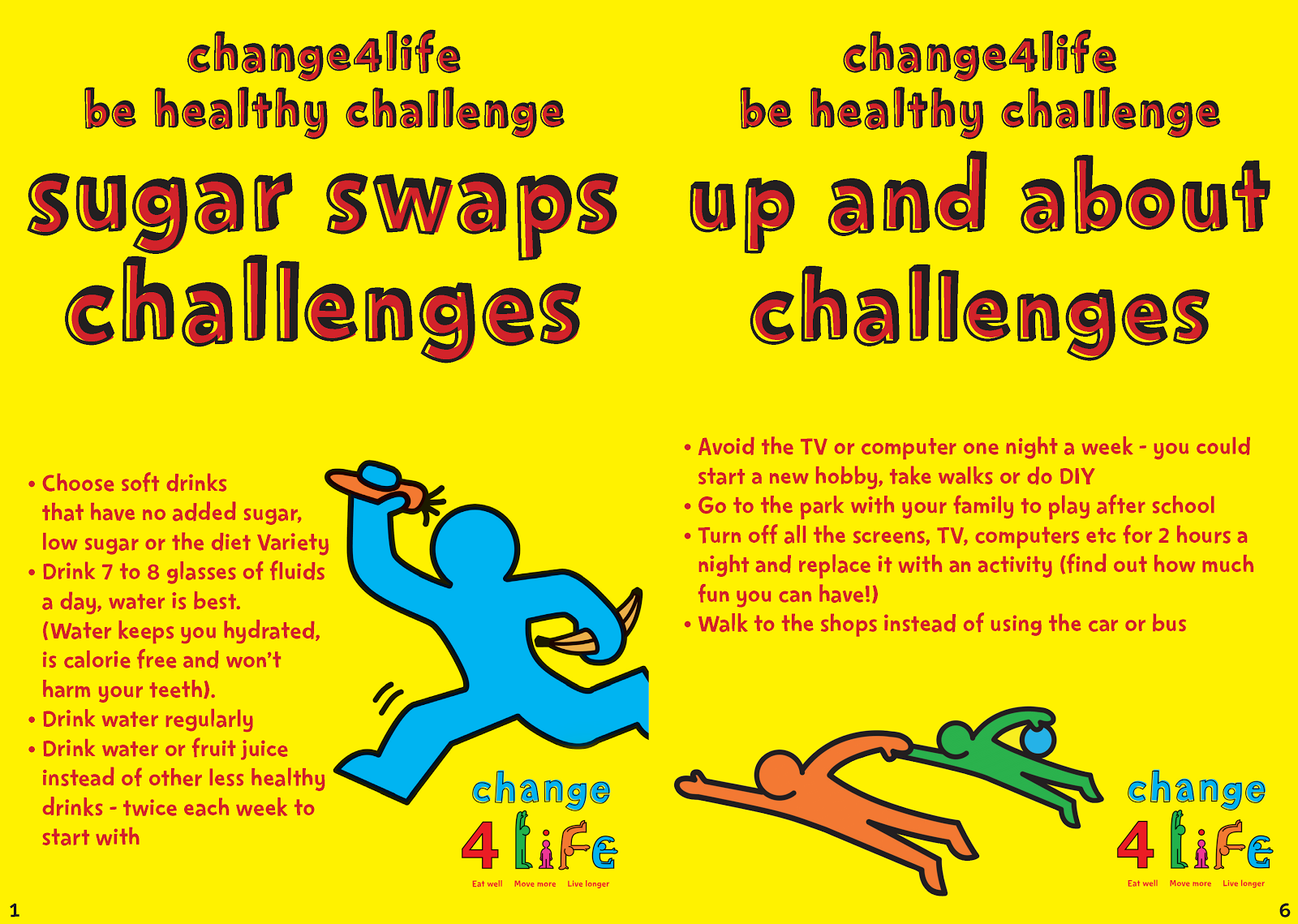 MrKnight.co.uk: Change4Life Be Healthy Challenges list