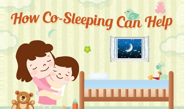 How Co-Sleeping Can Help #infographic - Visualistan