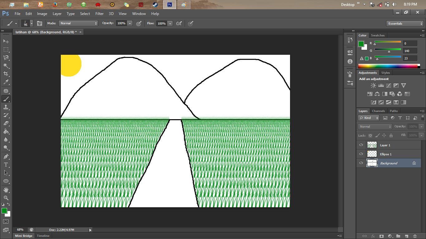 Mengenal Gambar Raster dan Photoshop