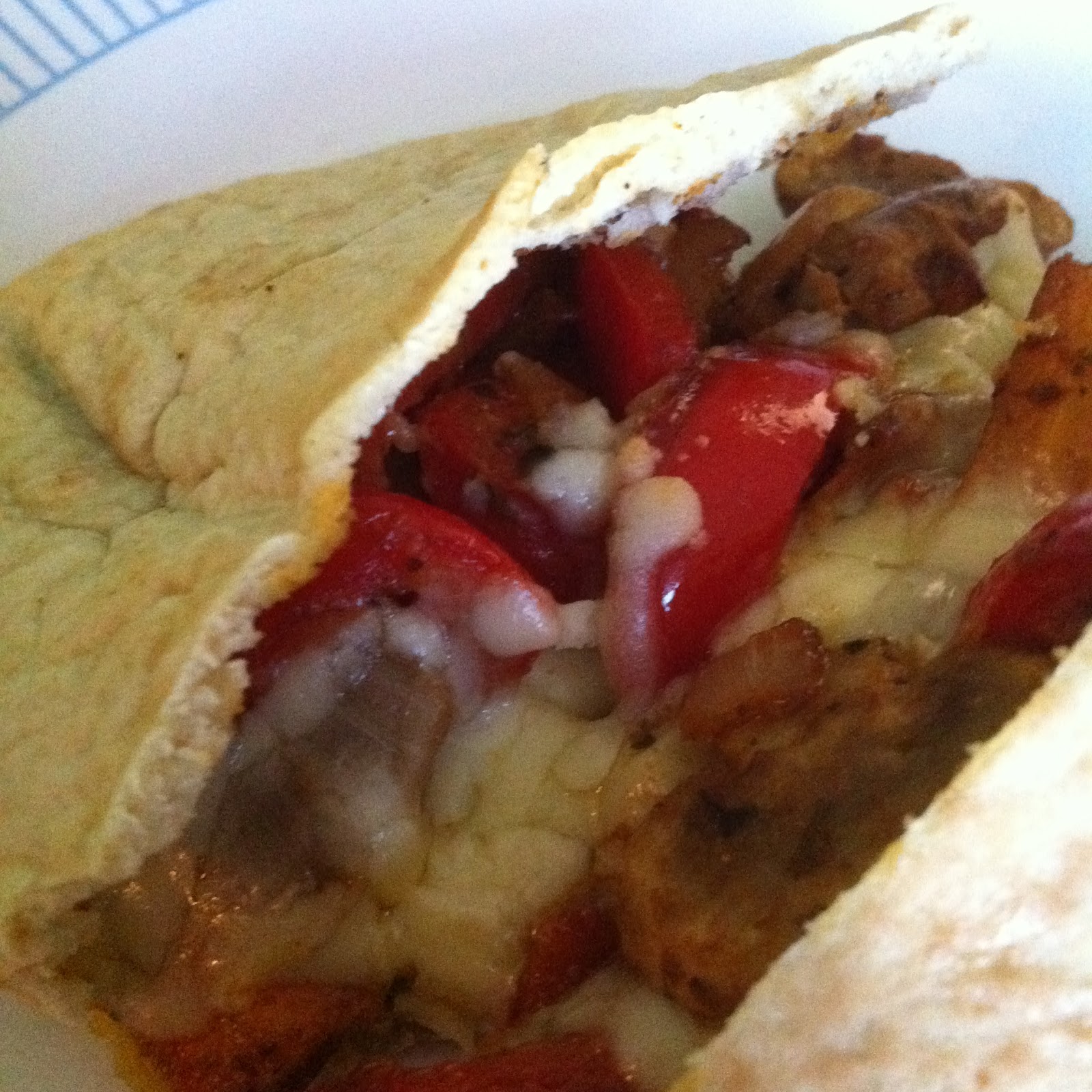 Ruth's blog: Baked Stuffed Cheesy Mexican Pittas