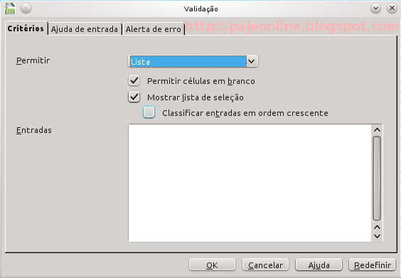 Paje Online: Como Criar uma Caixa de Seleção (Lista Drop-Down) no ... Paje Online: Como Criar uma Caixa de Seleção (Lista Drop-Down) no ...