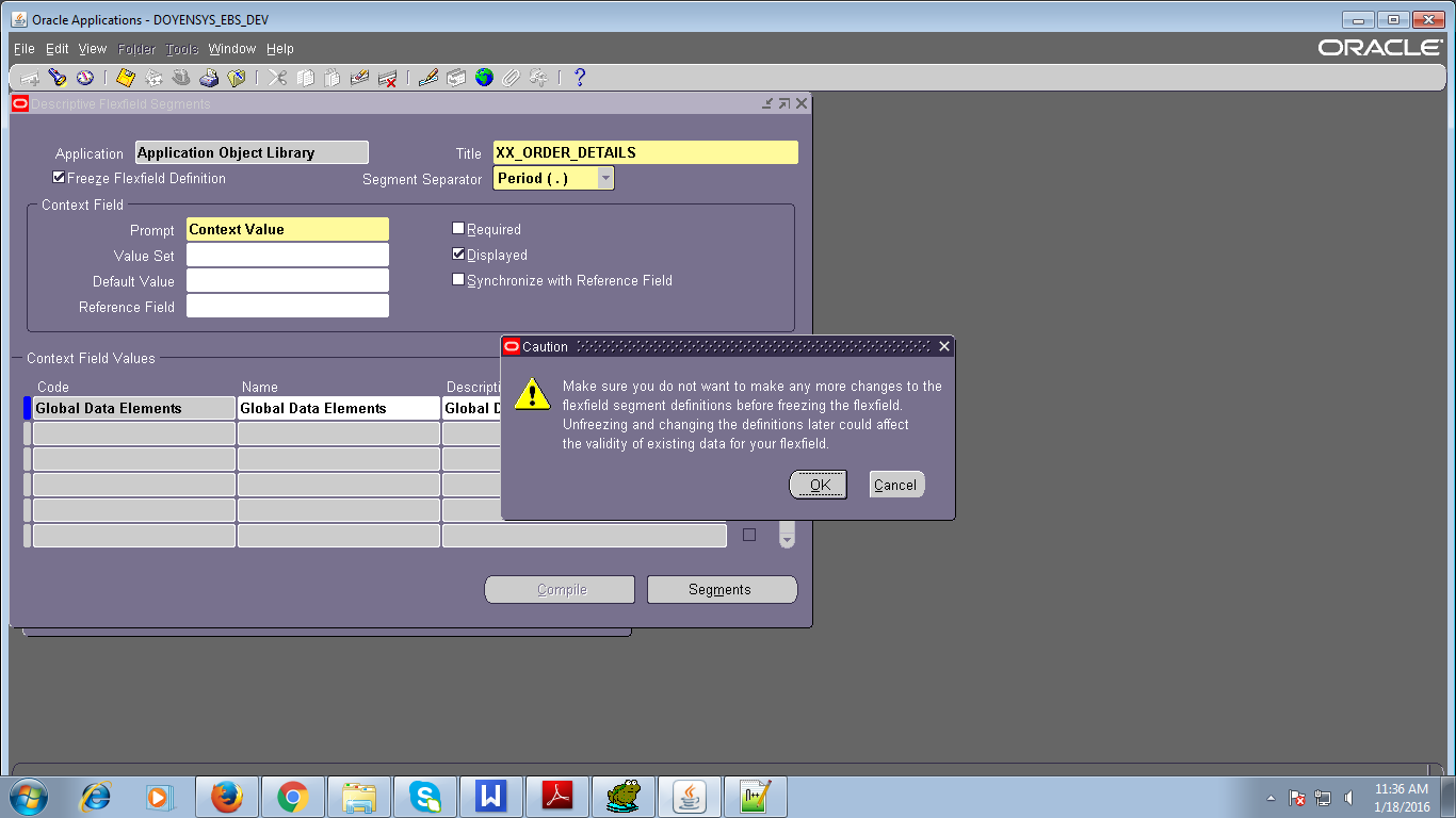 Oracle Masterminds Enabling Custom Dff In Custom Oracle Forms