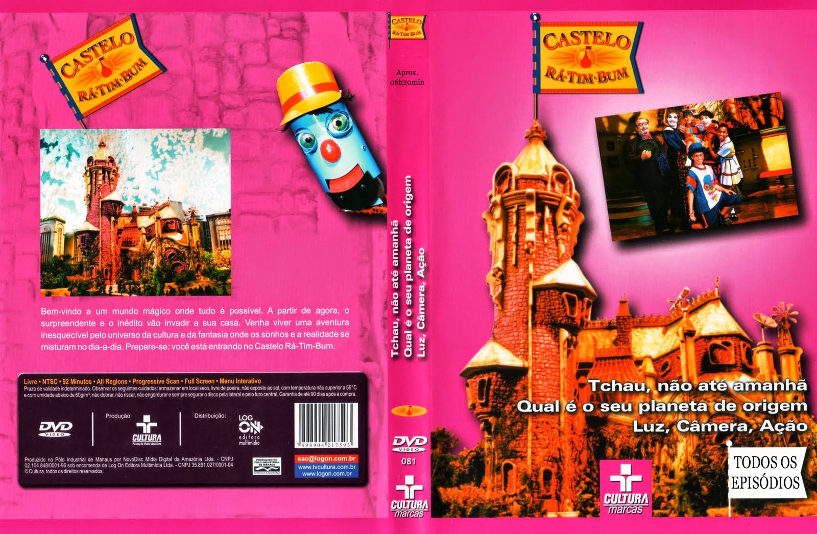 Guga DVDs: DVD Castelo Ra Tim Bum