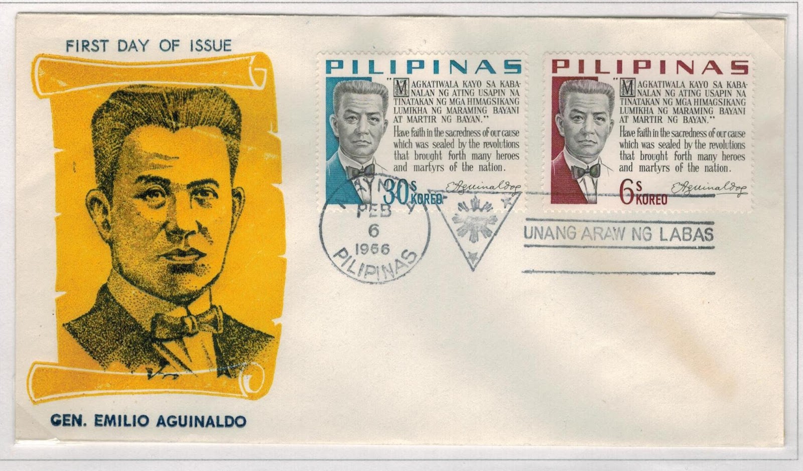 Philippine Republic Stamps : 1963 -1973 Presidential Credo Series