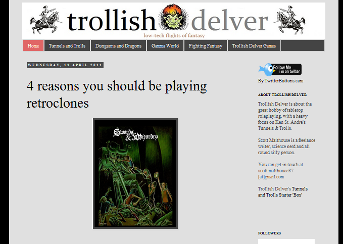 Trollish Delver: March 2012