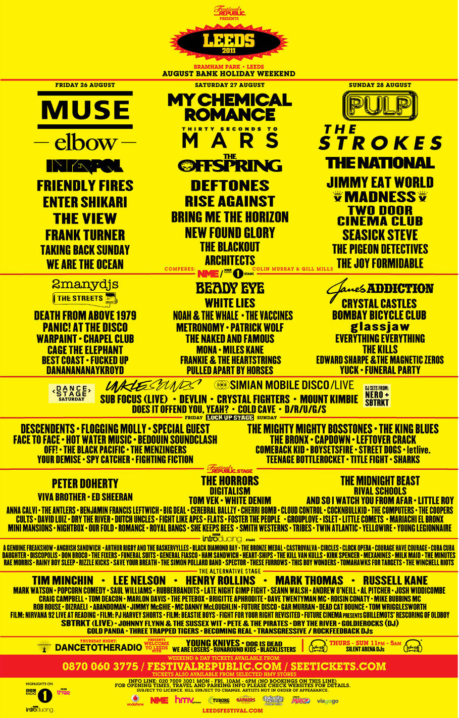 Live Review: Leeds Festival 2011, Part 2 Of 3 ~ Muzik Dizcovery