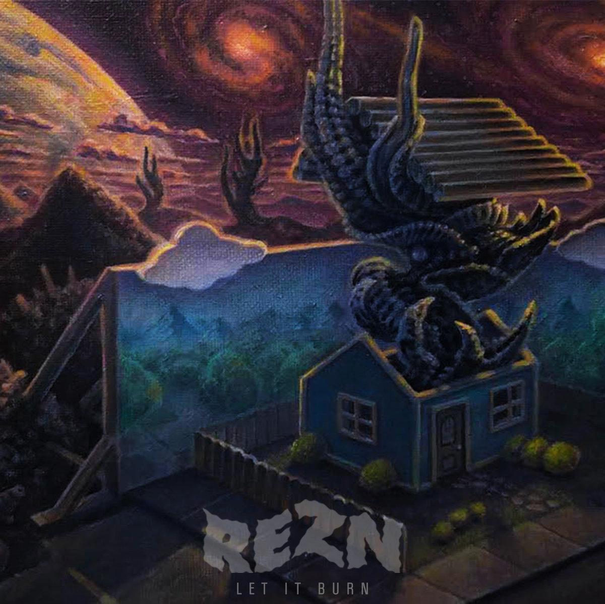 The Sludgelord: ALBUM REVIEW: Rezn - "Let It Burn"