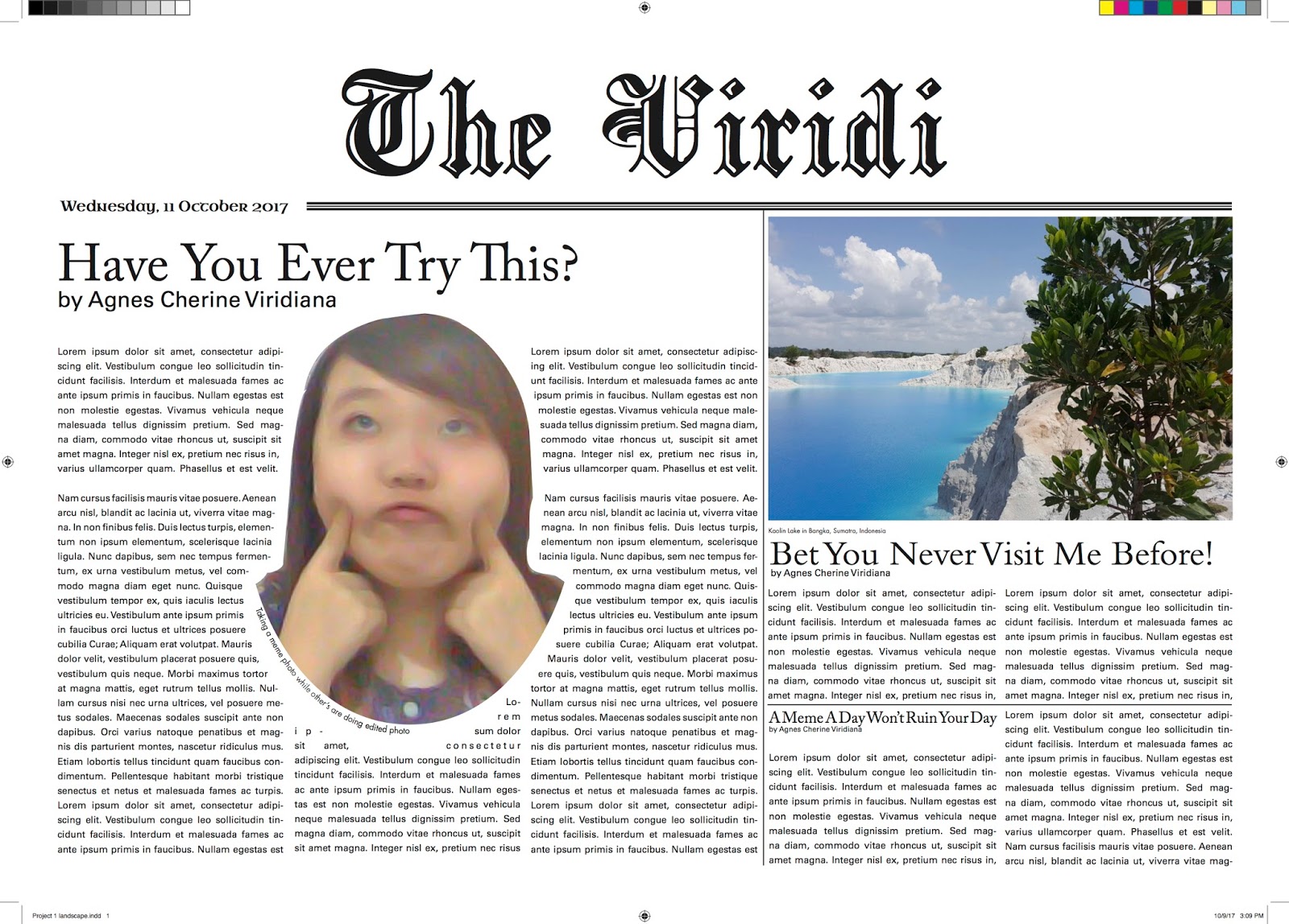 Publishing 1, Project 1: Page Layout Design