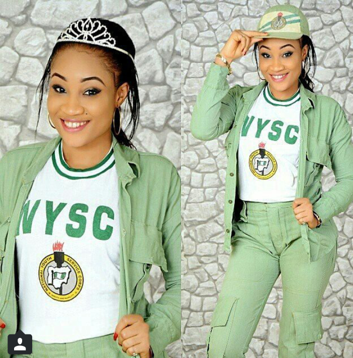 NYSC Corper Slays In Her Uniform To Celebrate Her Service Passout (photo)