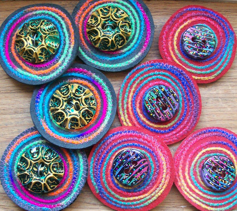 Dyed and Gone to Heaven: Buttons for Embellishment