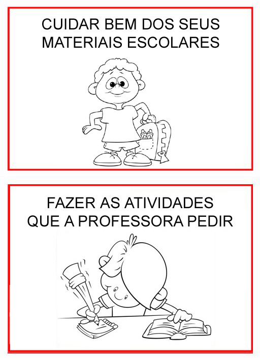 Marisca: REGRAS PARA SALA DE AULA PARA COLORIR