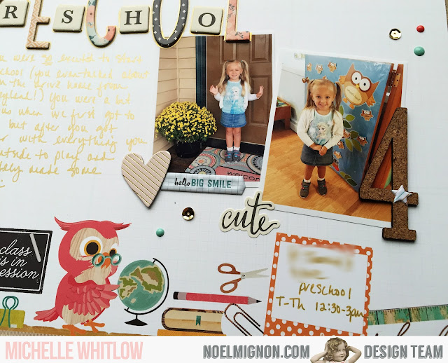 NoelMignon.com Layouts and Projects: first day of school