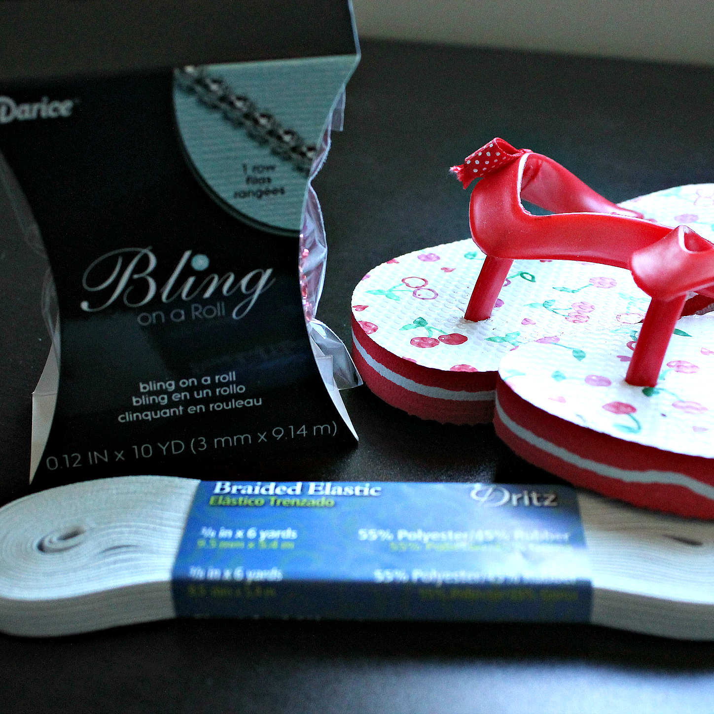 How to add Blingy Straps to Flip Flops