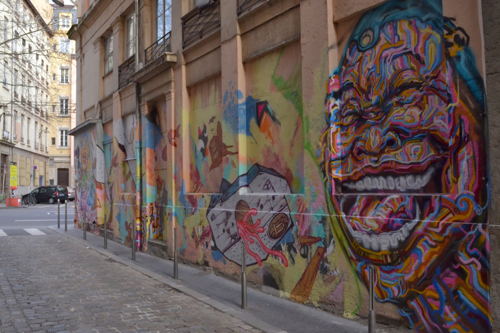À la découverte de Lyon : Street Art lyonnais, THTF, Birdy Kids, Kesa ...