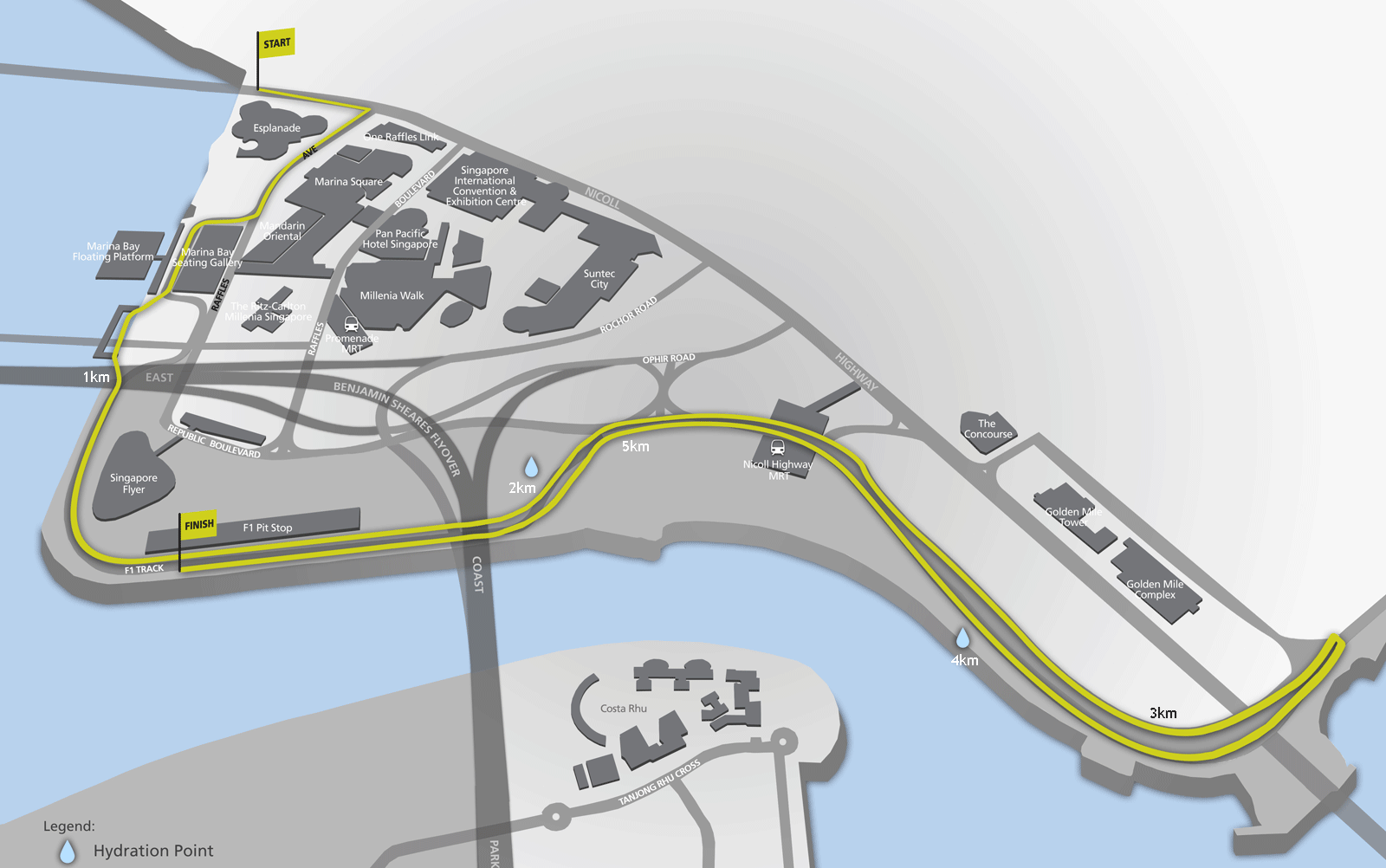 Tony, Sandra, Youri, Lotte en Jelle Moes: JP Morgan Challenge Singapore