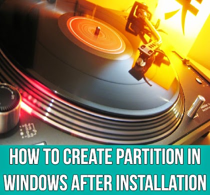 How to create partition in windows after installation ~ 1PlaceZone
