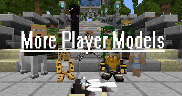 Minecraft more players models mod 1.8.9 - impactras