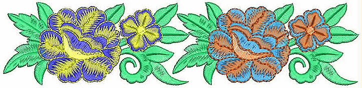 EmbDesignTube: Western Stylish Floral Laces Designs